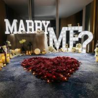 China Customizable LED Marquee Letters 3-5 Feet PVC Stainless Steel Wedding Decoration Sign for sale