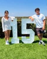 China Customizable Dimmable LED Marquee Numbers Letters 3ft 4ft 5ft Water Resistant Party Sign for sale