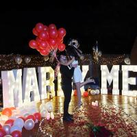 China Outdoor Waterproof LED Marquee Letters Sign 50000 Hours Light Up Numbers for Wedding Party Decoration for sale