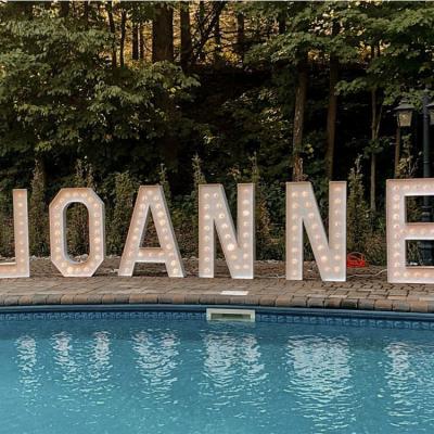 China Wholesale LED Marquee Letters 3ft 4ft 5ft for Wedding Birthday Events Home Advertising for sale