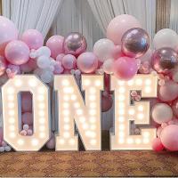 China Factory Direct LED Marquee Letters Luminous Light Bulb Sign 50000 Hours for sale