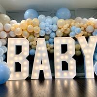 China LED Marquee Light Up Letters Sign 3ft 4ft PVC Stainless Steel Wedding Party Decor for sale