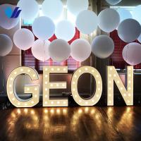 China Customizable LED Marquee Letters 10-30cm Thick for Wedding Party Event Decor Advertising for sale