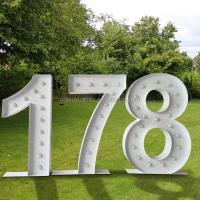 China Customizable LED Marquee Letters and Numbers 3ft 5ft for Wedding Party Home Decoration for sale