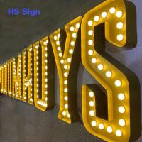 China Custom 3D Metal LED Letters Signs Eco Friendly Water Resistant 50000 Hours Steady Light for sale