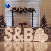 China Custom LED Marquee Letters White Light Water Resistant PVC Stainless Steel 50000 Hours for sale
