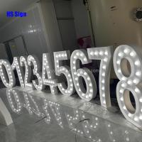 China Wholesale LED Marquee Letters Numbers 3ft 4ft 5ft Wedding Decoration Sign Light Up for sale