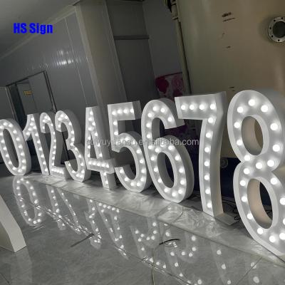 China Wholesale LED Marquee Letters Numbers 3ft 4ft 5ft Wedding Decoration Sign Light Up for sale