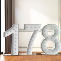 China LED Neon Marquee Letters for Birthday Party Decoration 10-30cm Thickness 50000Hrs for sale
