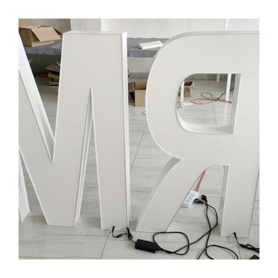 China Collapsible Giant Marquee Letters PVC Stainless Steel 10-30cm Depth for Wedding Party Decor for sale