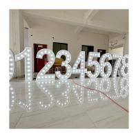 China Customizable LED Marquee Letters 3ft Outdoor Wedding Decor PVC Stainless Steel 50000Hrs for sale