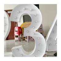 China Customizable LED Marquee Letters PVC Stainless Steel 50000H Water Resistant for sale
