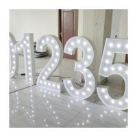 China LED Collapsible Outdoor Marquee Letters Customizable Size Color Water Resistant Metal Frame 50000H for sale