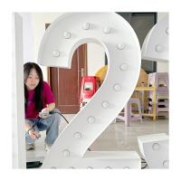 China Customizable LED Marquee Letters PVC Stainless Steel 50000Hrs for Wedding Events Outdoor Holiday Decoration for sale