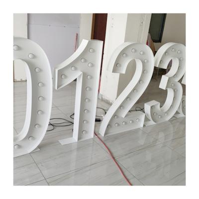 China Customized LED Marquee Letters PVC Stainless Steel Water Resistant 50000Hrs 10-30cm Depth for sale