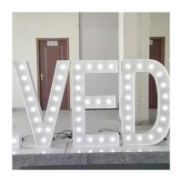 China Custom LED Marquee Letters PVC Stainless Steel 50000Hrs Waterproof for Events for sale