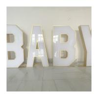 China Customized LED Marquee Letters 3ft Water Resistant Eco-Friendly Outdoor Sign 50000Hrs for sale
