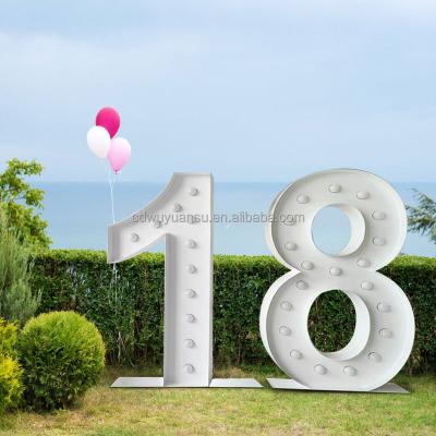 China Wholesale Customizable LED Marquee Letters PVC Stainless Steel 50000Hrs for Party Decor for sale
