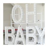 China Customizable LED Baby Marquee Letters PVC Stainless Steel 50000Hrs for Birthday Party Decoration for sale