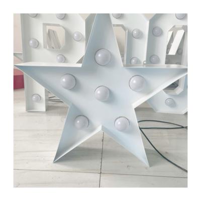 China Customizable Outdoor LED Marquee Letters 6ft PVC Stainless Steel for Events for sale
