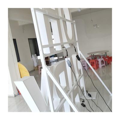 China Custom PVC Stainless Steel Marquee Letters for Party Decoration 10-30cm Depth for sale
