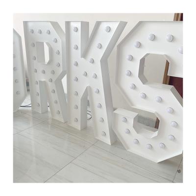 China Customizable LED Marquee Letters 5ft PVC Stainless Steel Outdoor Sign for Events for sale