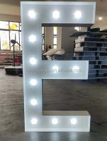 China Wholesale LED Giant 3D Solid Gold Silver Mirror Number Letter Birthday Backdrop Stand Custom Size Party Decoration for sale