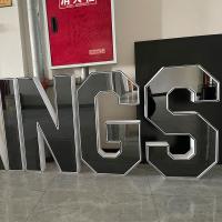 China Hongsen Custom Outdoor Giant 3D LED Marquee Numbers 3ft 4ft Mirrored Letters for Party for sale