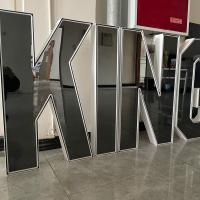 China Hongsen Custom Outdoor Giant 3D LED Marquee Numbers 3ft 4ft Mirrored Letters for Party for sale