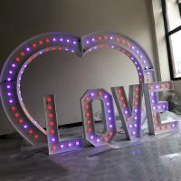 China Custom LED Marquee Letter Sign RGB Lighting for Wedding Party Birthday Decoration 50000H for sale