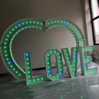 China Custom LED Marquee Letter Sign RGB Lighting for Wedding Party Birthday Decoration 50000H for sale