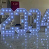 China Outdoor LED RGB Giant Marquee Letters Sign 3ft 4ft Light Up for Party Wedding Advertising for sale