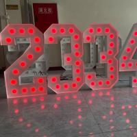 China Outdoor Waterproof LED RGB Marquee Letters Numbers 50000H for Advertising Party Decor for sale