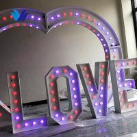 China Factory Direct 4ft 5ft Giant LED Marquee Letters Numbers for Party Wedding Event for sale