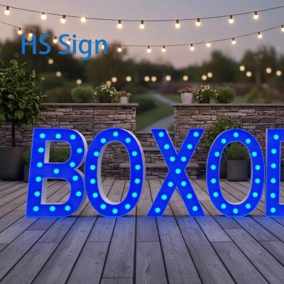 China Custom DC LED Number Signs and Marquee Letters Outdoor Weatherproof Acrylic 6000K 30000Hrs for sale