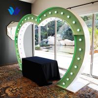 China HS Sign Large Heart Arch Marquee Letters LED Light Source Wedding Decorations 50000 Hours for sale