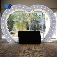 China HS Sign Large Heart Arch Marquee Letters LED Light Source Wedding Decorations 50000 Hours for sale