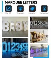China Large RGB Marquee Letter Light Decoration LED Love Sign 50cm Depth 50000Hrs for sale
