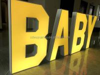 China HONG SEN SIGN LED Marquee Letters 3ft 4ft 5ft Stainless Steel Illuminated for Indoor Decoration for sale