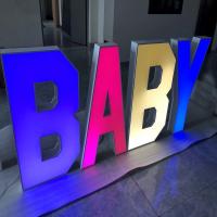 China Wholesale LED Marquee Light Up Letters Numbers Wedding Decorative Neon Sign Acrylic 6000K for sale