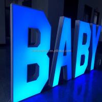 China HONGSEN 3ft 4ft Marquee Light Up Numbers LED Acrylic Letters for Wedding Party Decor for sale