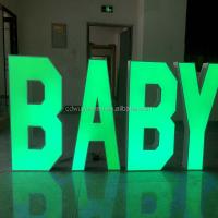 China HONGSEN 3ft 4ft Marquee Light Up Numbers LED Acrylic Letters for Wedding Party Decor for sale