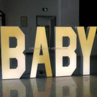 China HONGSEN 3ft 4ft Marquee Light Up Numbers LED Acrylic Letters for Wedding Party Decor for sale