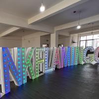 China Hongsen Factory 3ft LED Marquee Light Up Number Letters RGB Giant Sign 24V for sale