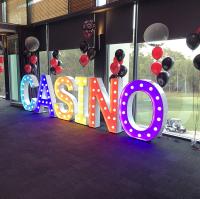 China HONGSEN Wholesale RGB Standing Marquee Letters 2ft 3ft 4ft Light Up Sign for Wedding Home Mall Park for sale