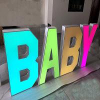China Custom 3ft Marquee Letter LED Light Up Sign for Wedding Decoration Acrylic for sale
