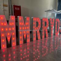 China Hongsen Factory PVC LED RGB Marquee Light-Up Number Letters 3ft 4ft 5ft for Outdoor Indoor Use for sale