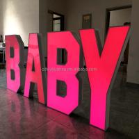 China Custom 3ft LED Marquee Letters Numbers Neon Sign for Birthday Wedding Decoration 6000K for sale