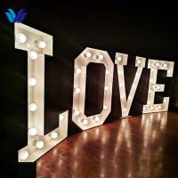 China HONGSEN Wholesale 3ft 4ft Giant LED Marquee Letters Large Love Light Up Letter Sign for Outdoor Home Use for sale