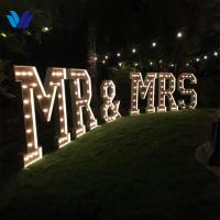 China HONGSEN Wholesale 3ft 4ft Giant LED Marquee Letters Large Love Light Up Letter Sign for Outdoor Home Use for sale